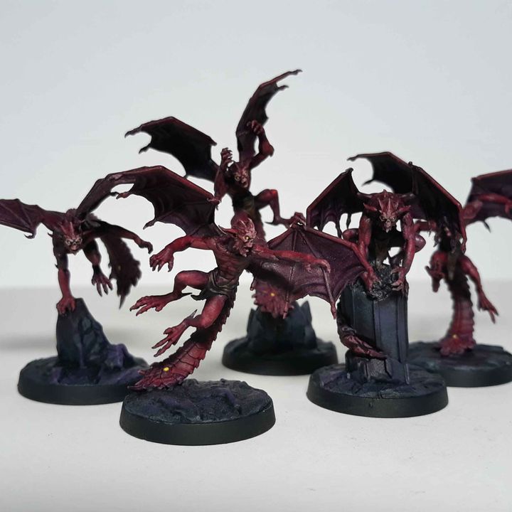 3D Print of Dire Imps | PRESUPPORTED | Hell Heist by erridian
