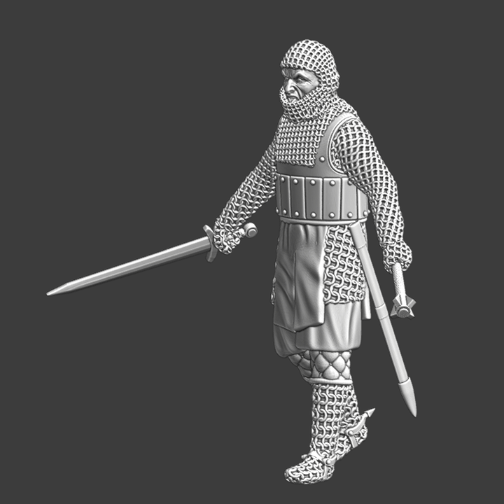 3D Printable Medieval knight challenging the enemies for combat by ...