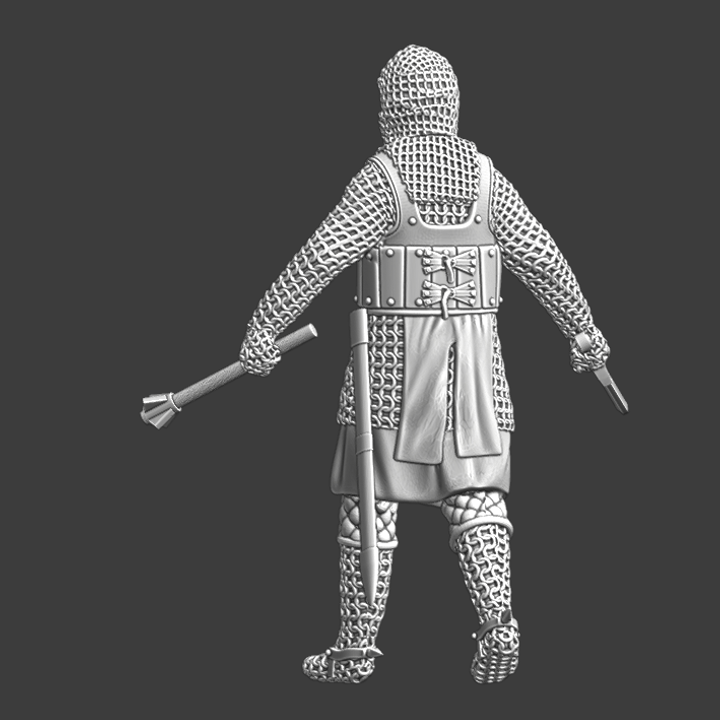 3D Printable Medieval knight challenging the enemies for combat by ...
