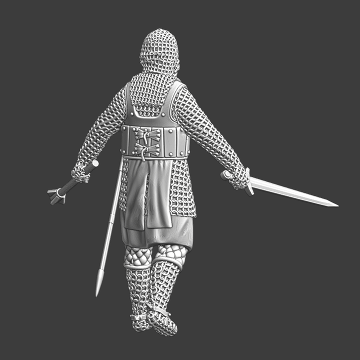 3D Printable Medieval knight challenging the enemies for combat by ...