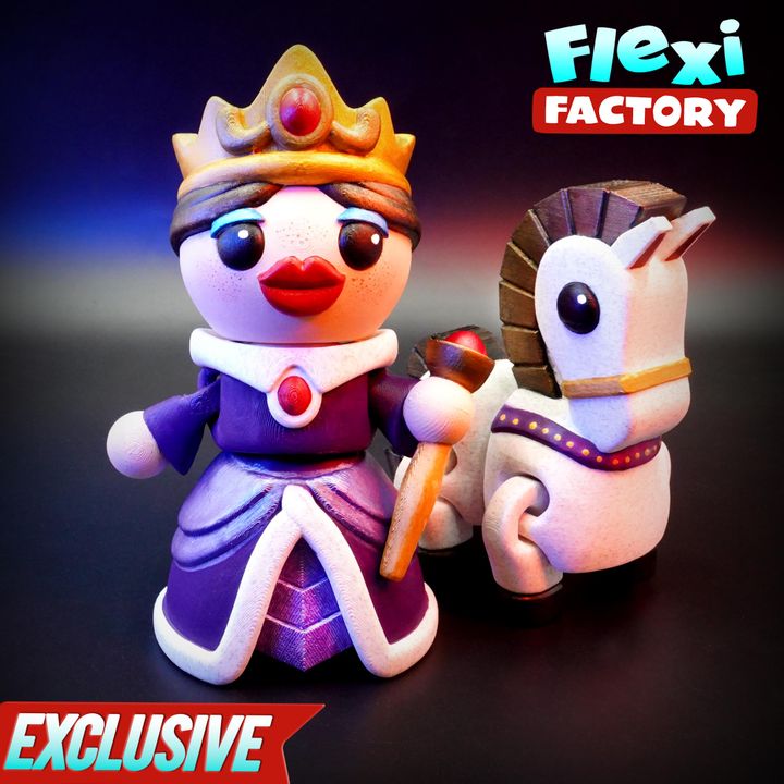 3D Printable Exclusive: Flexi Factory Chess Set available for Members ...