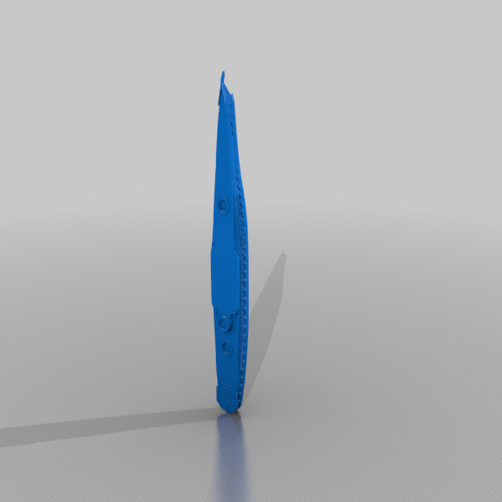 3D Printable Cadia's Bulwark (Battleship) by Joshua Butler