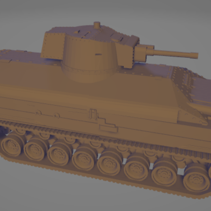 3D Printable Pre-War Tank Remixes by Joshua Butler