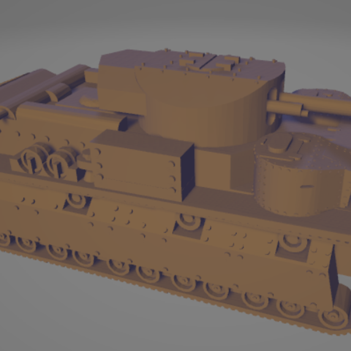 3D Printable Pre-War Tank Remixes by Joshua Butler