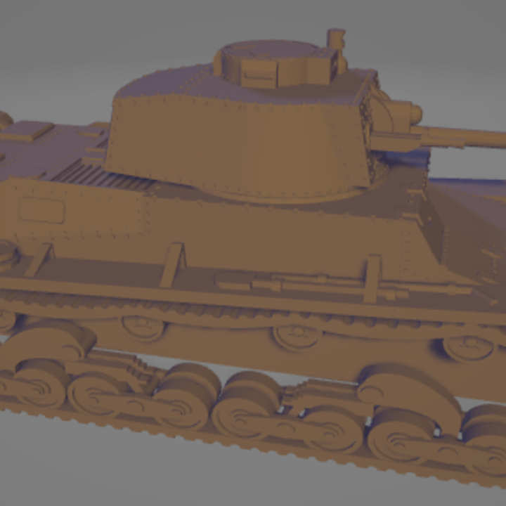 3D Printable Pre-War Tank Remixes by Joshua Butler