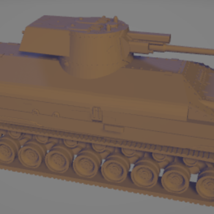 3D Printable Mid War Tank Remixes by Joshua Butler