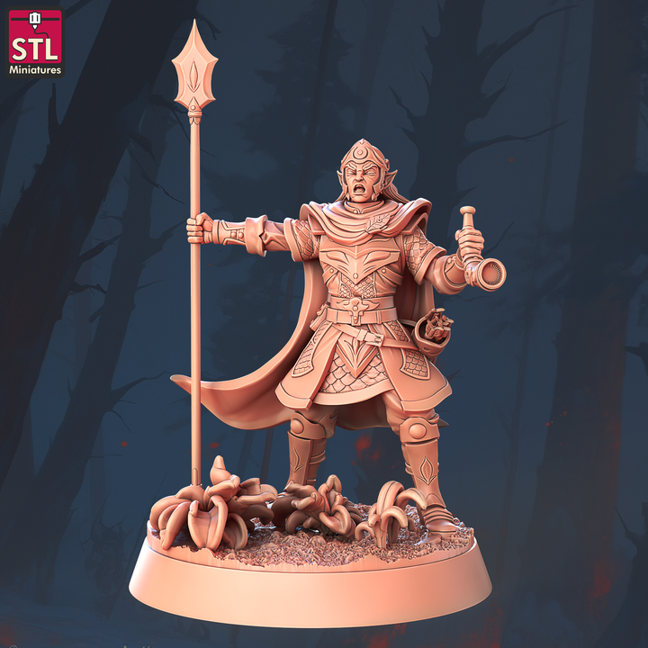 3D Printable Elf Camp Set by STL Miniatures