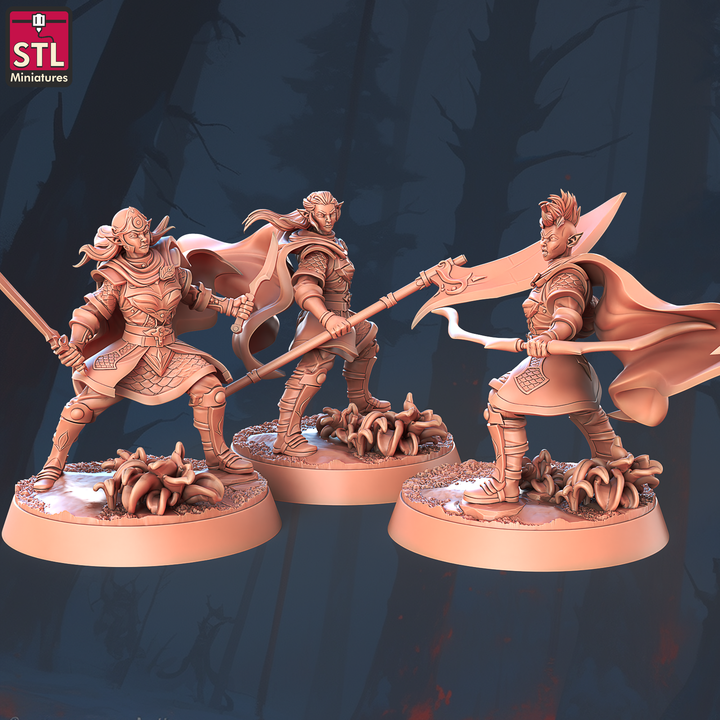 3D Printable Elf Camp Set by STL Miniatures 3D Printable Elf Camp Set by STL Miniatures