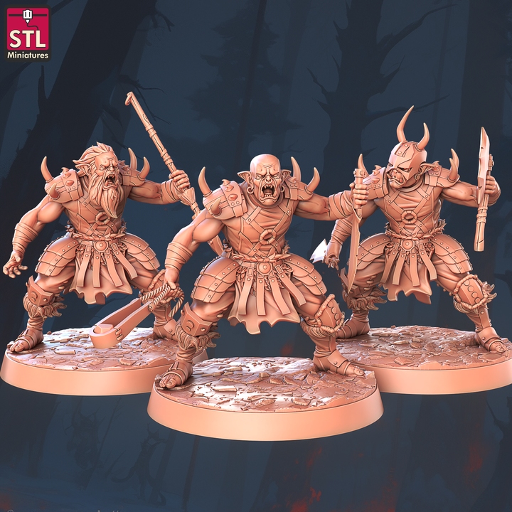 3D Printable Orc Camp Set by STL Miniatures