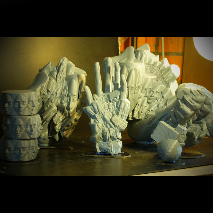 3D Printable Miscast's Polygon Primitives Terrain Set by Trent Holbrook
