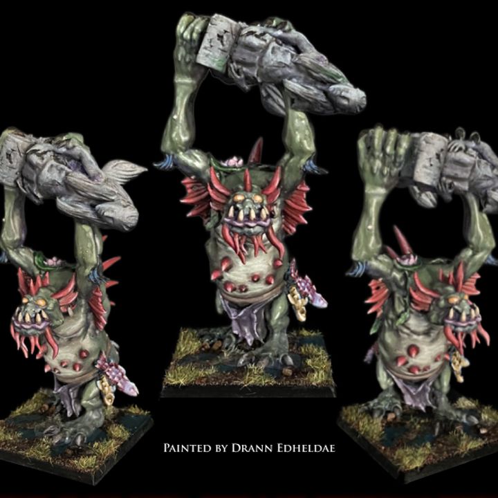 3D Print of Swamp Trolls Battle-Ready regiment (10 Swamp Trolls) by ...