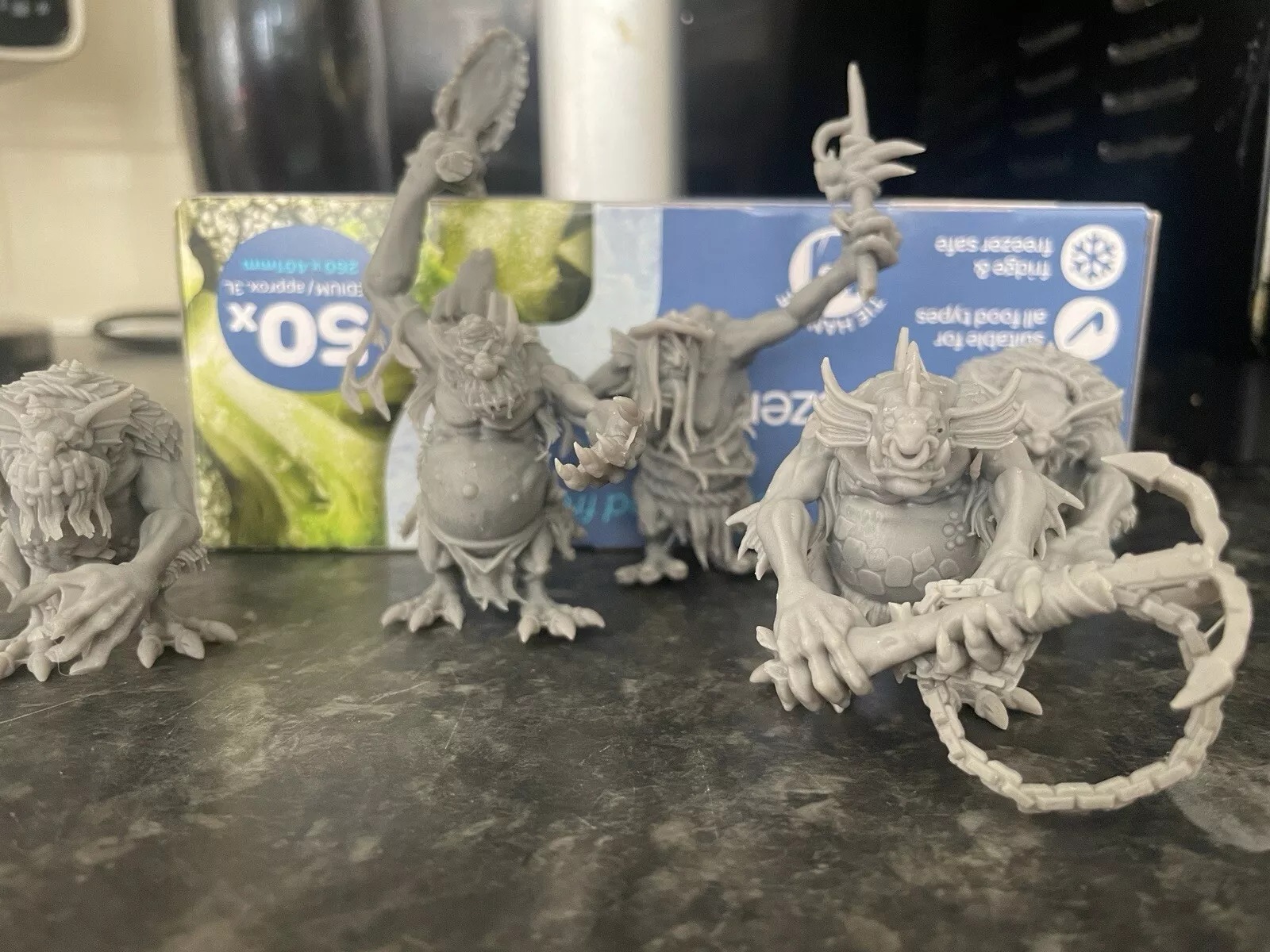 3D Printable Swamp Trolls Battle-Ready regiment (10 Swamp Trolls) by ...