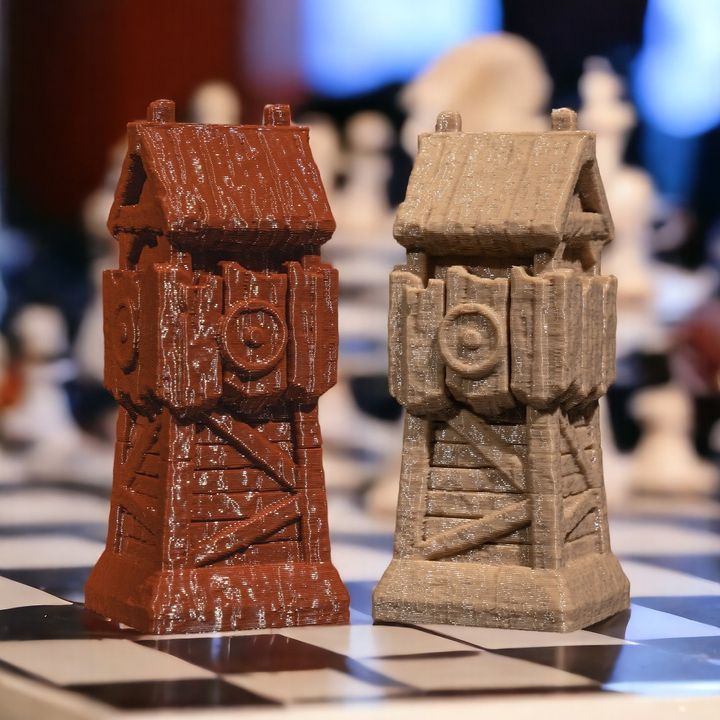 3D Printable Viking Rook by Stlflix