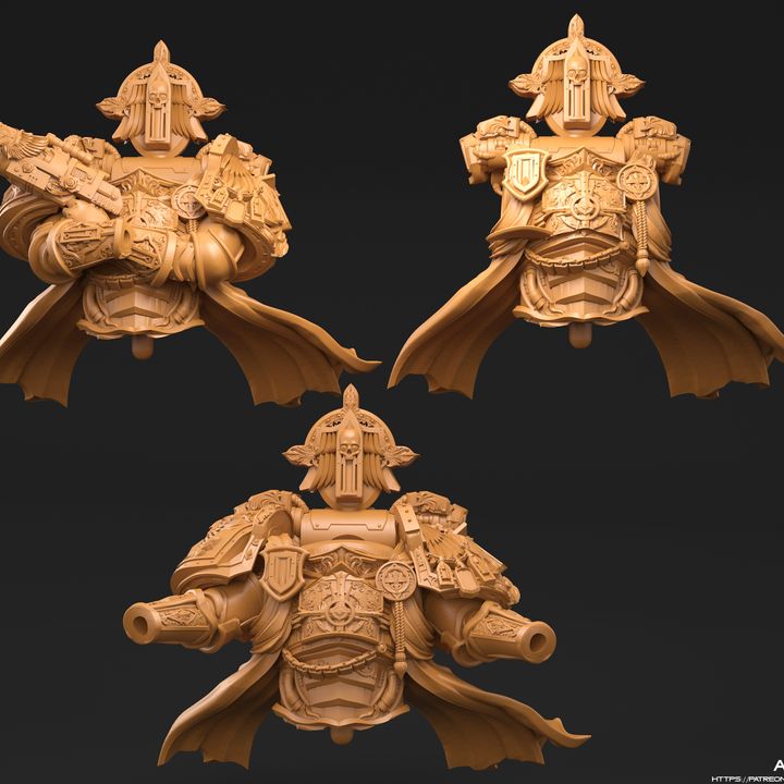 3D Printable Cowled Angel by 3DArtGuy
