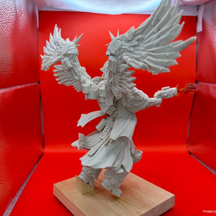 3D Printable Cowled Angel by 3DArtGuy