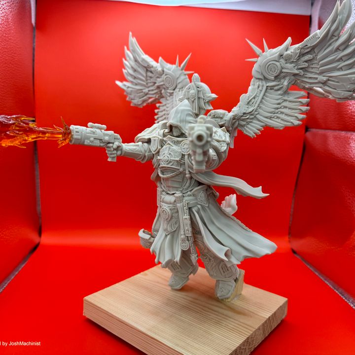 3D Printable Cowled Angel by 3DArtGuy