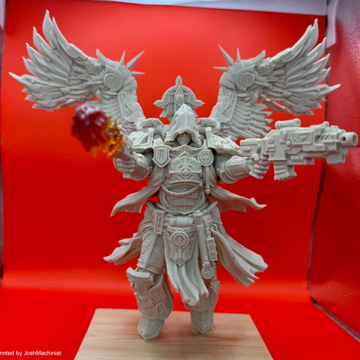 3D Printable Cowled Angel by 3DArtGuy