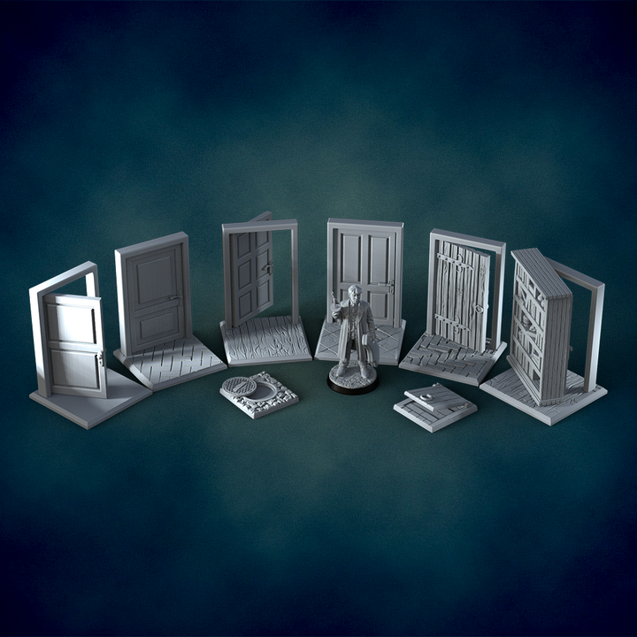 3D Printable ARKHAM'S NIGHTMARES - COMPLETE SET by Falcata 3d