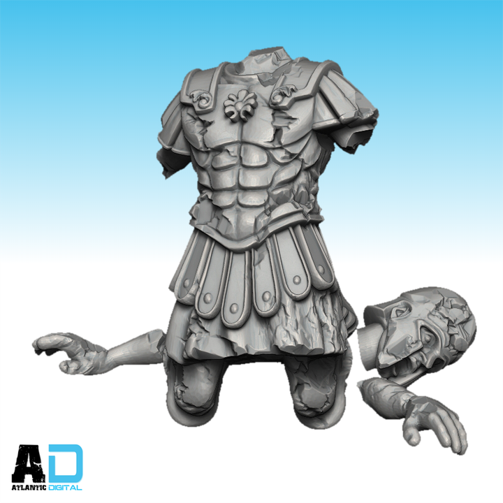 3D Printable Gorgons/Medusa and victims by Wargames Atlantic
