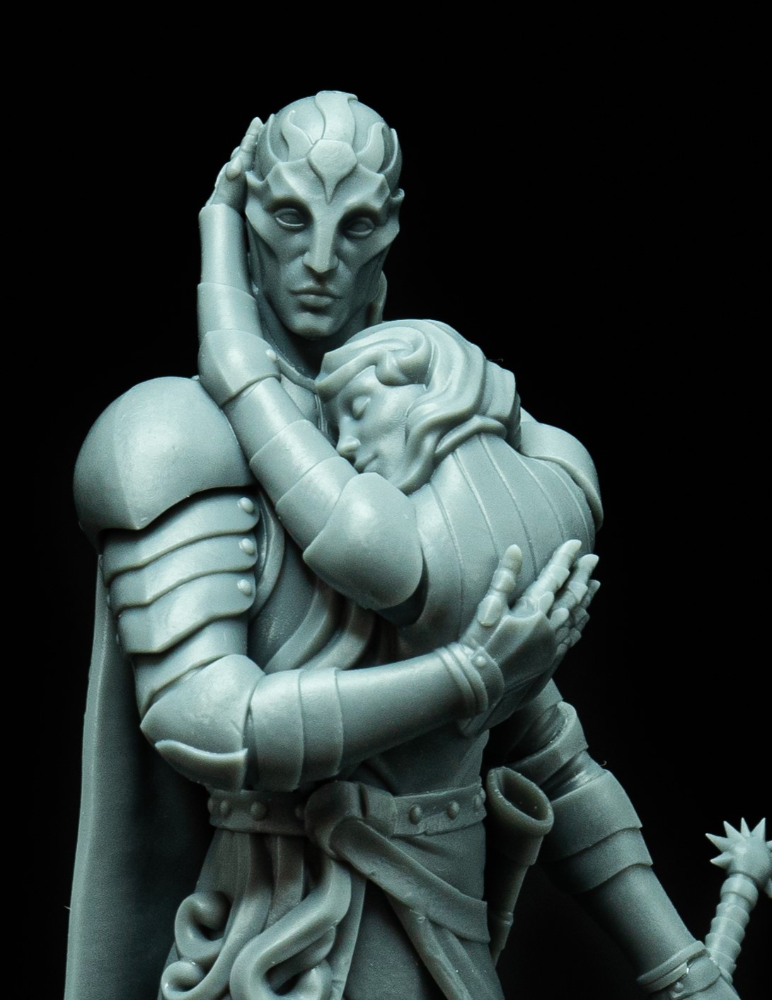 3D Printable The Lovers - Cursed Paladin by The Shattered Realms
