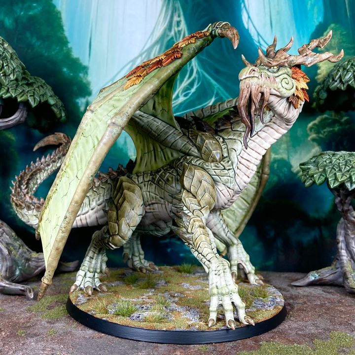 3D Print of Feythornaax - Elder Forest Dragon (Deeproot Lurikeen) by DW ...