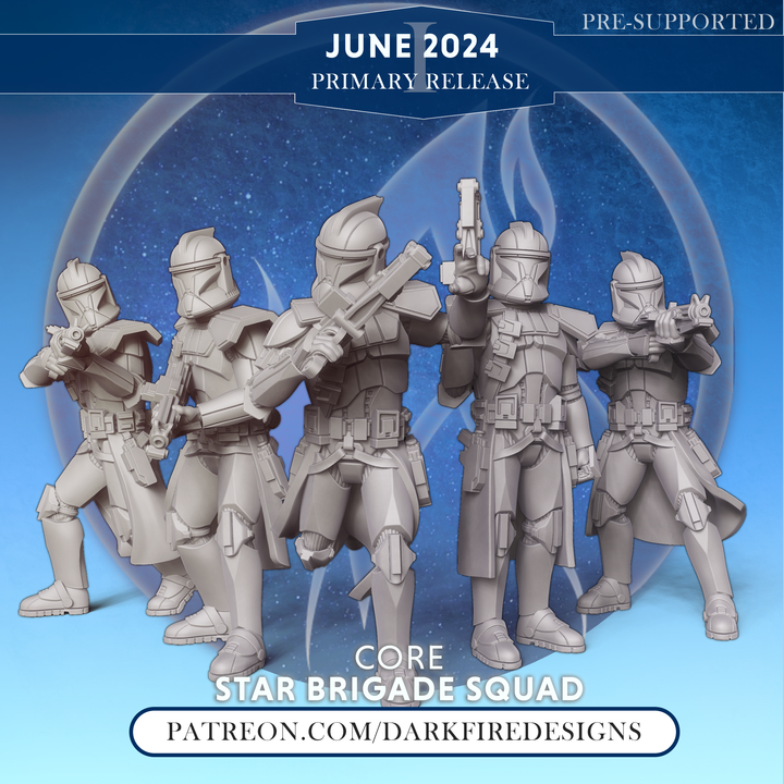 3D Printable Star Brigade Squad by Dark Fire Designs