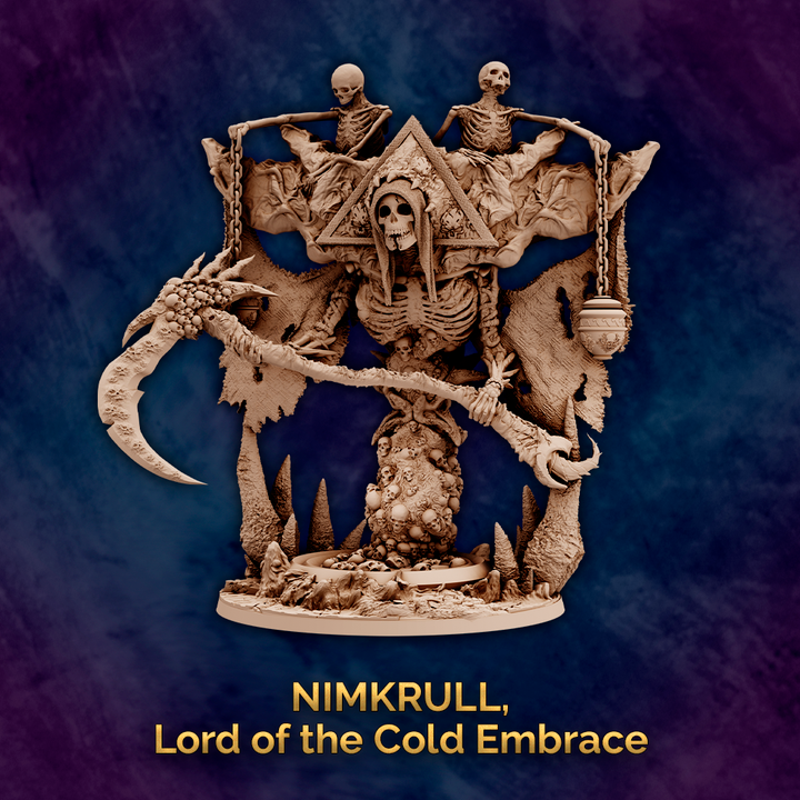 3D Printable Nimkrull - Lord of the Cold Embrace by Artificers_Mini