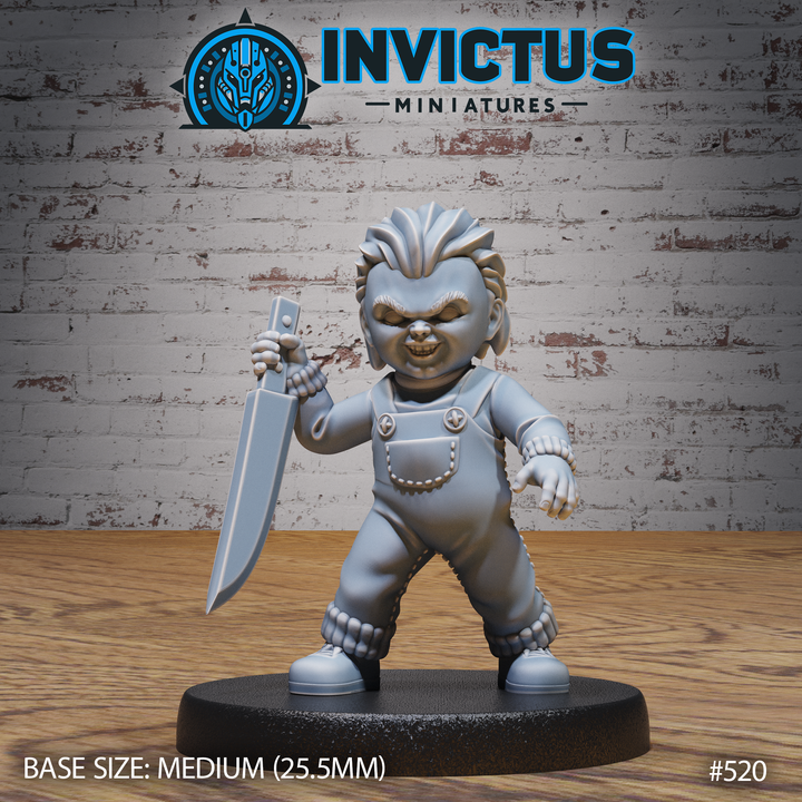 3D Printable Evil Doll Boy / Horror Night Encounter / Good Guy Killer ...