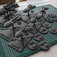 3D Printable OPR Warfleets FTL - DAO Union by brander roullett