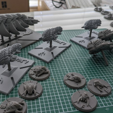 3D Printable OPR Warfleets FTL - Alien Hives by brander roullett
