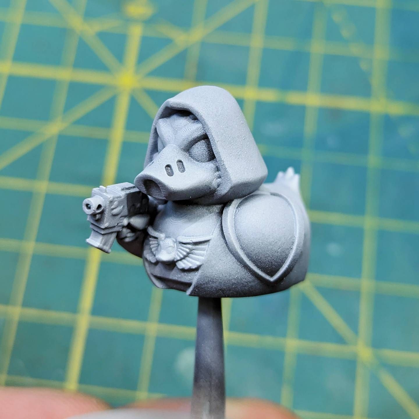 3D Printable Robed Astral Marine Rubber Duck - Space Warrior Proxy by ...