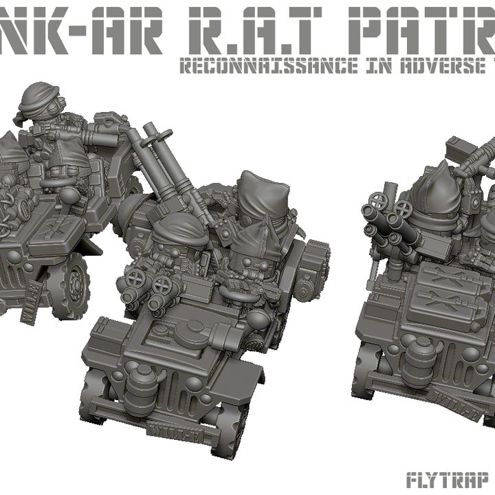 3D Printable WARPOD Tink-AR 'Will-E' Guntwukk Squadron by Flytrap Digital