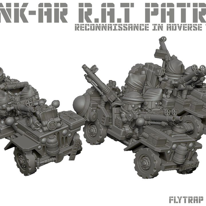 3D Printable WARPOD Tink-AR 'Will-E' Guntwukk Squadron by Flytrap Digital