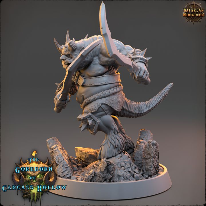 3D Printable Arraz Decza - The Goreborn of Carcass Hollow by Daybreak ...
