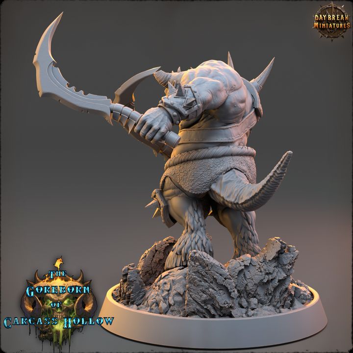 3D Printable Arraz Decza - The Goreborn of Carcass Hollow by Daybreak ...