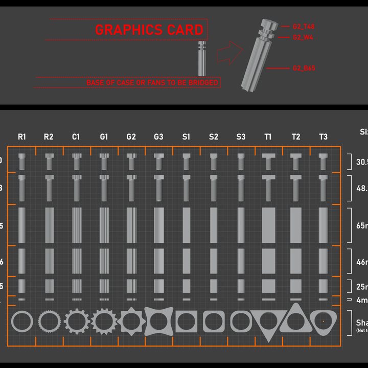 3D Printable The GPU Support System by Adam Freeman
