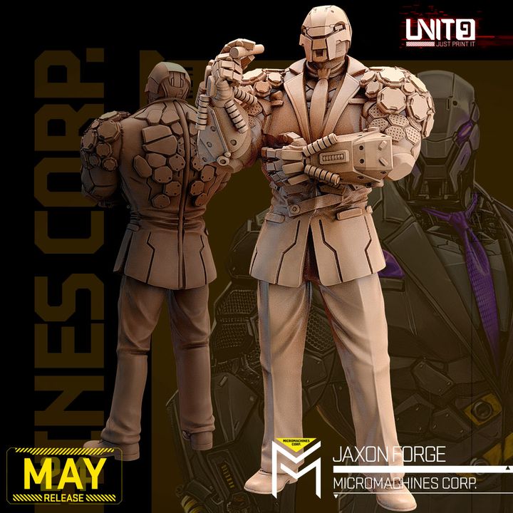 3D Printable Cyberpunk models BUNDLE - Micromachine Corp. experiments ...