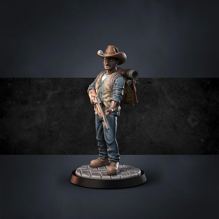 3D Printable MINIATURES FOR HORROR GAMES-CHARACTER SET by Falcata 3d