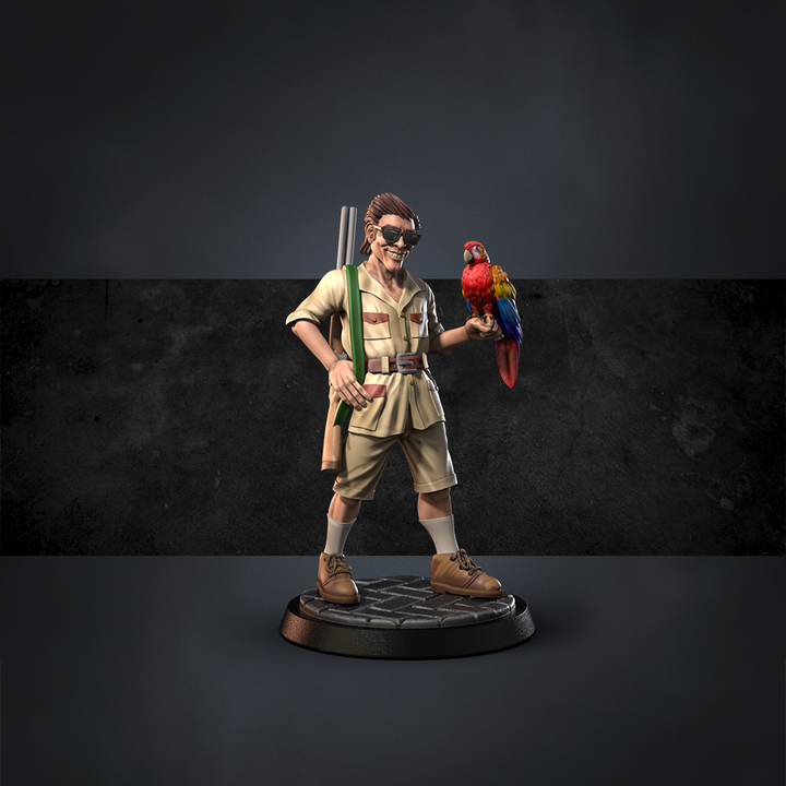 3D Printable MINIATURES FOR HORROR GAMES-CHARACTER SET by Falcata 3d
