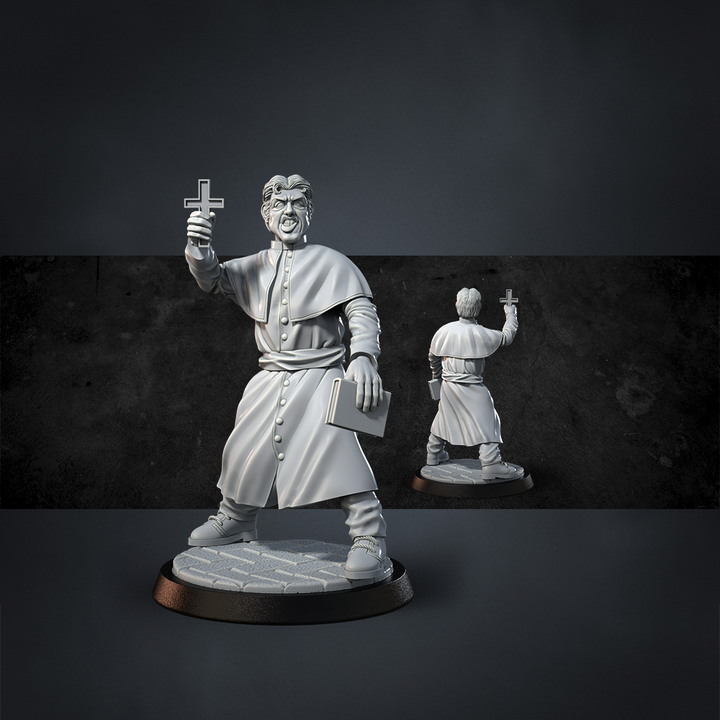 3D Printable MINIATURES FOR HORROR GAMES-CHARACTER SET by Falcata 3d
