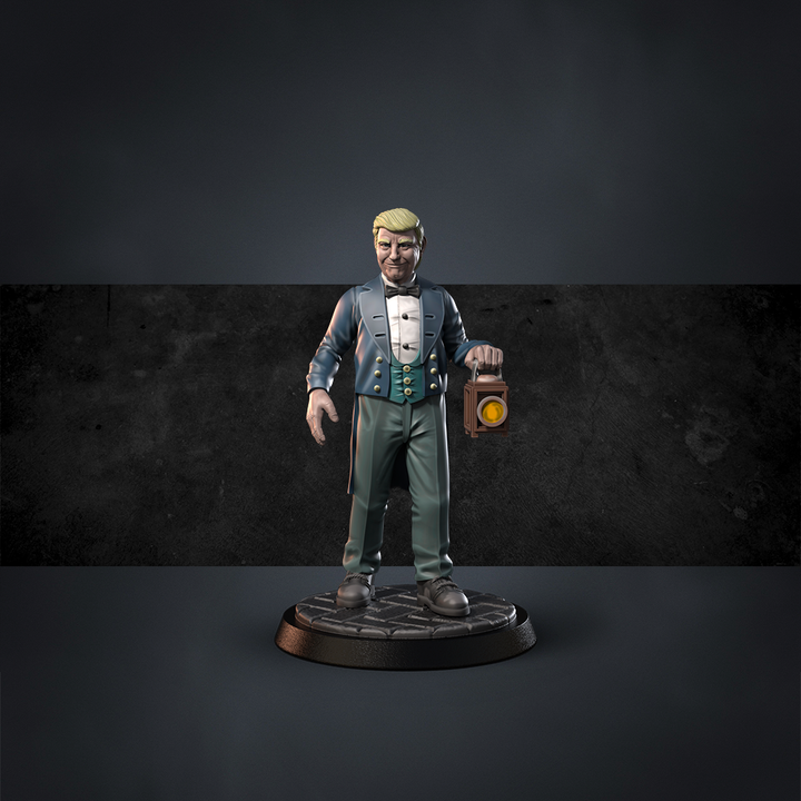 3D Printable MINIATURES FOR HORROR GAMES-CHARACTER SET by Falcata 3d