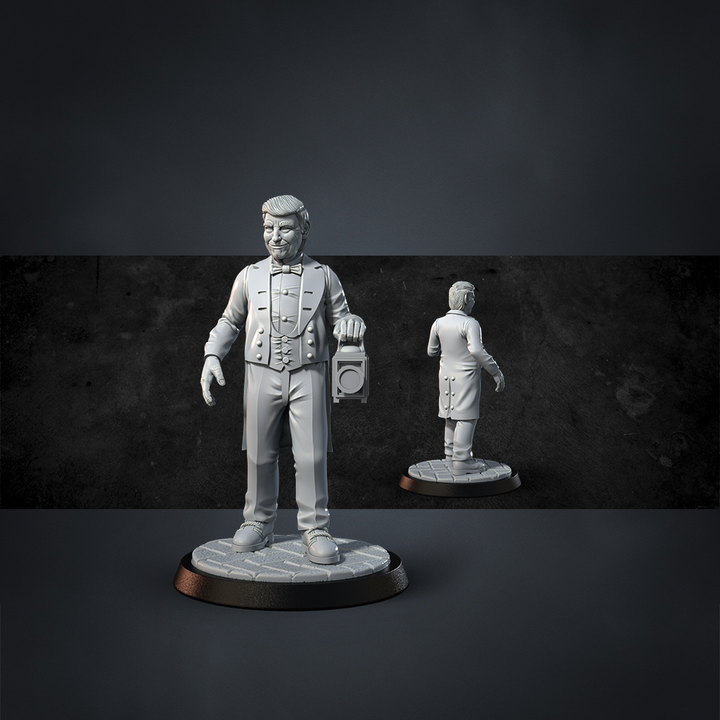 3D Printable MINIATURES FOR HORROR GAMES-CHARACTER SET by Falcata 3d