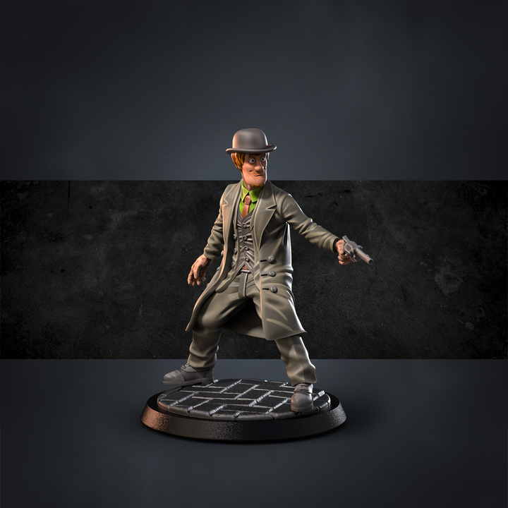 3D Printable MINIATURES FOR HORROR GAMES-CHARACTER SET by Falcata 3d