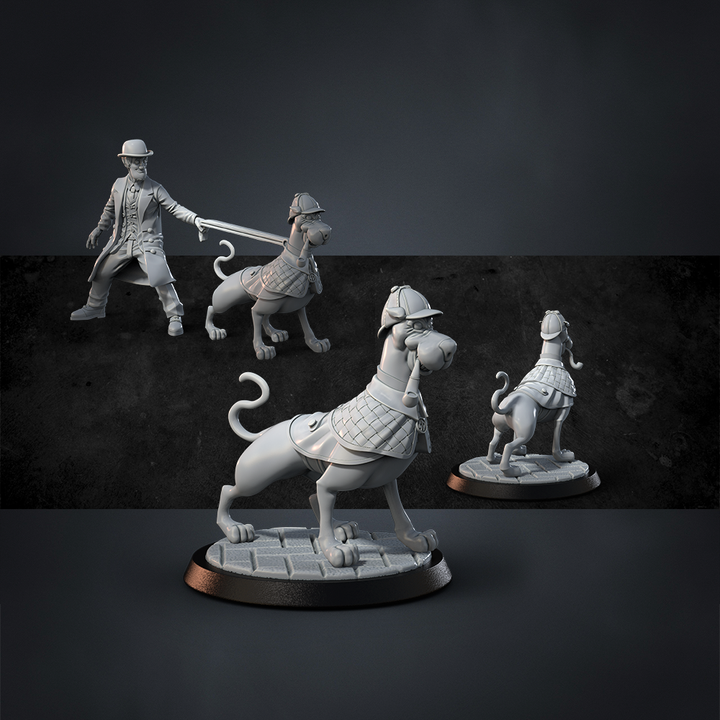 3D Printable MINIATURES FOR HORROR GAMES-CHARACTER SET -Merchant ...