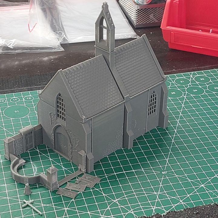 3D Printable Chapelle Saint-Louis de Formigny Wargaming Terrain by ...
