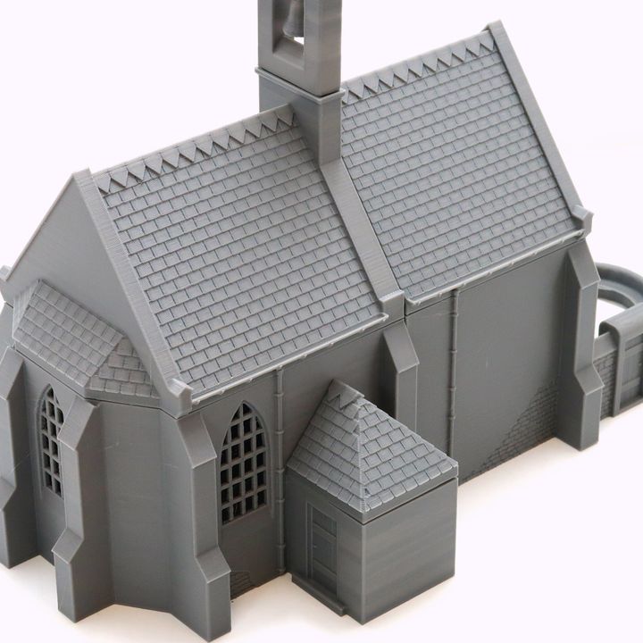 3D Printable Chapelle Saint-Louis de Formigny Wargaming Terrain by ...