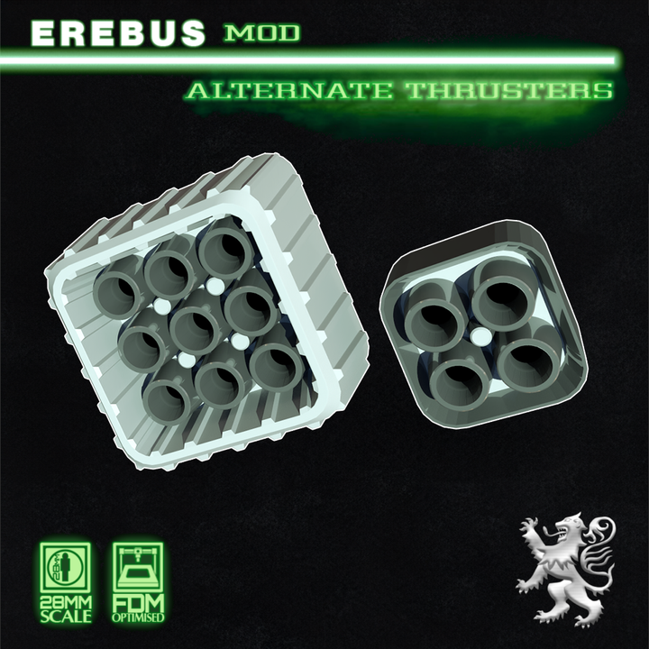 3D Printable Erebus Mod - Alternate Thrusters by 2nd Dynasty