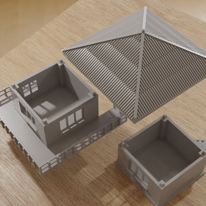 3D Printable Soviet Military Outpost - Watch Tower - Zona Alfa ...