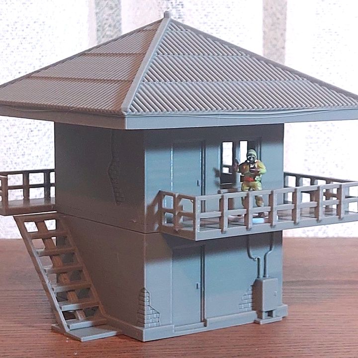 3D Printable Soviet Military Outpost - Watch Tower - Zona Alfa ...