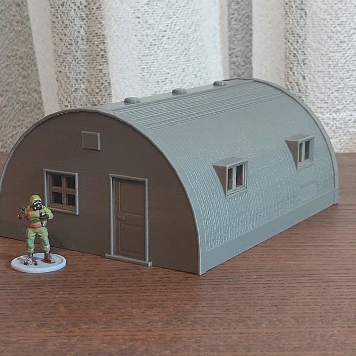 3D Printable Soviet Military Outpost - Quonset Hut Barrack - Zona Alfa ...